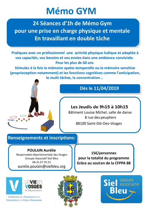 Mémo Gym - Maison de santé du Breuil